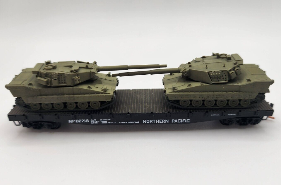 N Scale 1:160 M8 Buford Armored Gun System Tank OD Green US Army | eBay