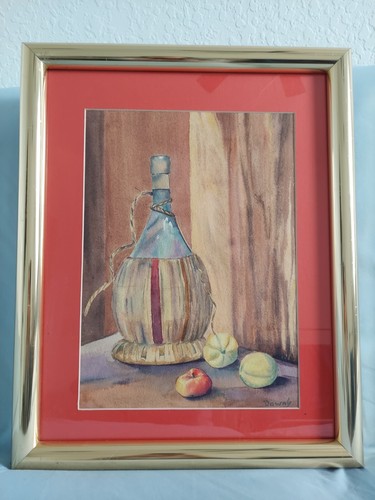 Jane Downs Carter Original Watercolor Still Life Signed Framed Painting ...