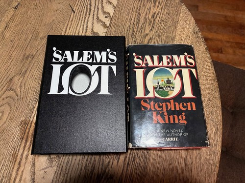 STEPHEN KING.."SALEM'S LOT".. FIRST EDITION..Q37 GUTTER..$7.95 DJ ...