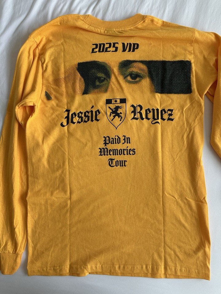 Jessie Reyez 2025 Tour Merch Long Sleeve Shirt & Notebook, Small | eBay