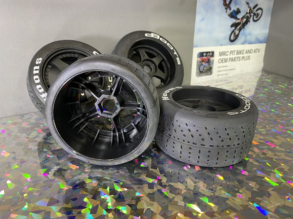 ARRMA felony DBoots HOONS tires set Wheels 6s 8s Speed Staggered WIDE ...