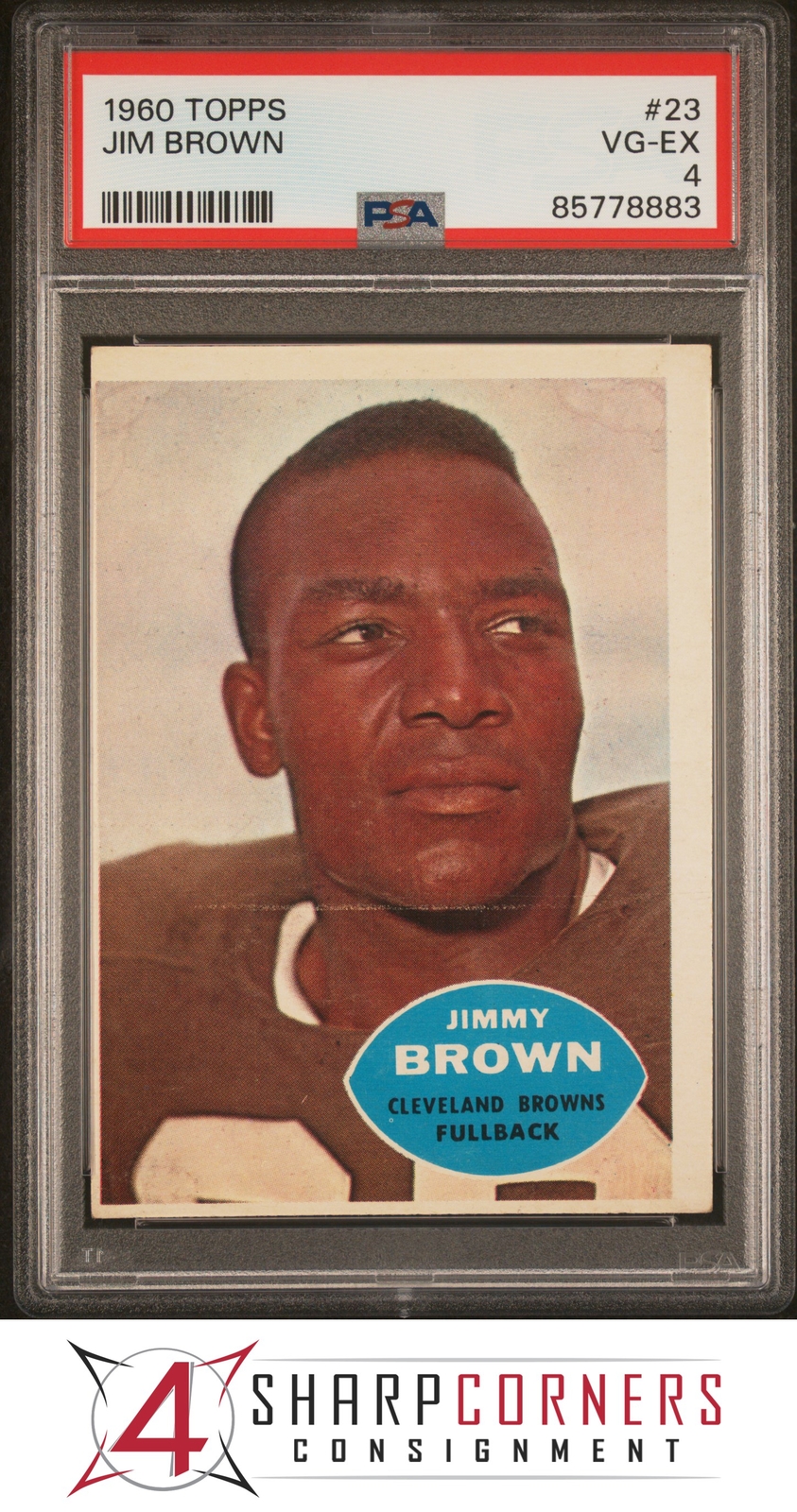 1960 TOPPS #23 JIM JIMMY BROWN BROWNS HOF PSA 4 F3915085-883 | eBay