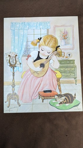 Set of 4 Vintage 1972 USA DAC NY Jandro "Little Workers" Litho Art ...