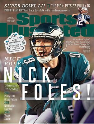 Philadelphia Eagles Sports Illustrated Nick Foles Super Bowl LII Champs ...