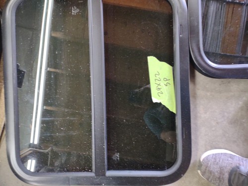 24" Width x 22" Height Vertical Slider RV Window Cargo Trailer W ...
