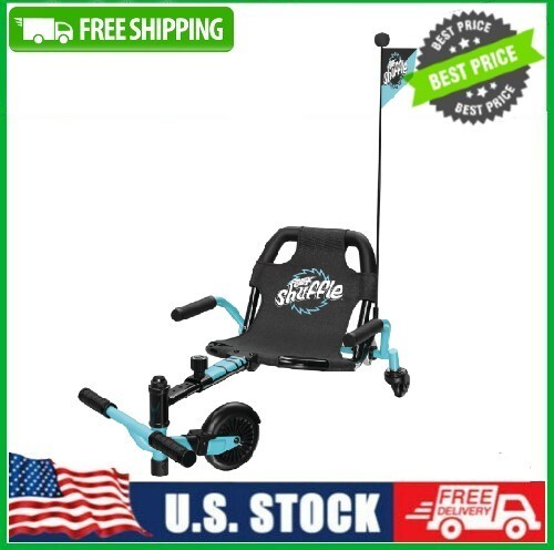 Razor Cart Shuffle Go-Kart Ride-on for Kids Ages 4+, Adjustable Frame ...