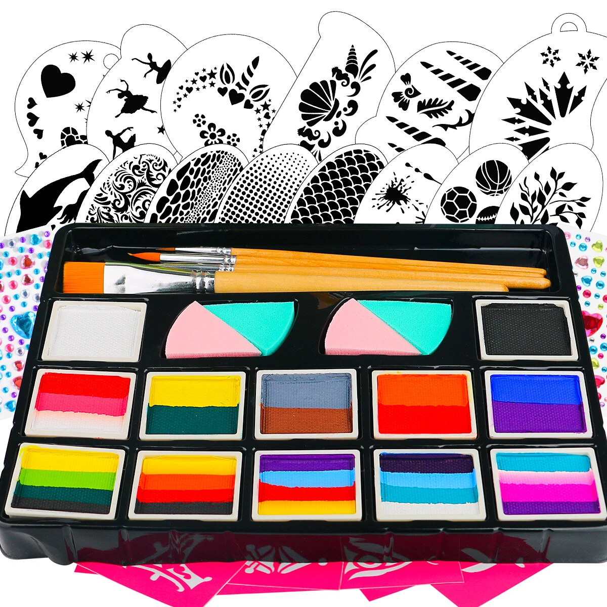Face Makeup Stencils | Saubhaya Makeup