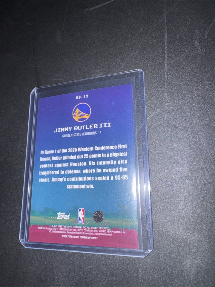2025-26 Topps - 8-Bit Ballers Jimmy Butler #8B-13 | eBay