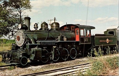 Vintage Trilby San Antonio & Cypress RR Locomotive 203 Postcard | eBay