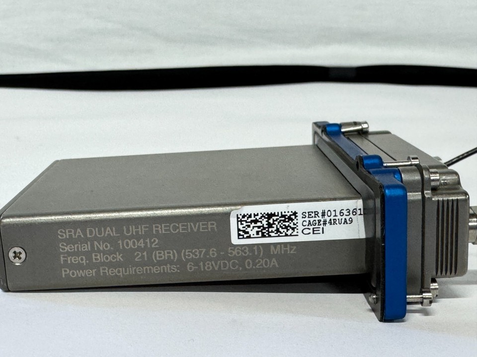 Lectrosonics SRA Camera Slot UHF Receiver DUAL - Block 21 BR (537.6 ...