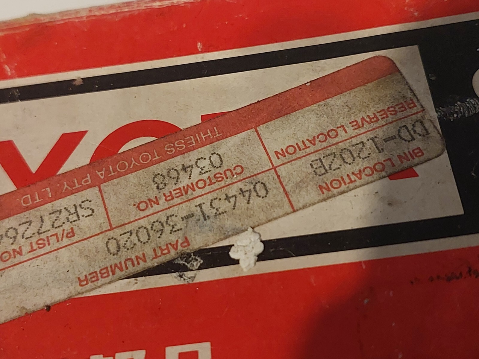 NOS 04431-36020 Toyota OEM Genuine PIN KIT Dyna toyoace coaster RU12 ...