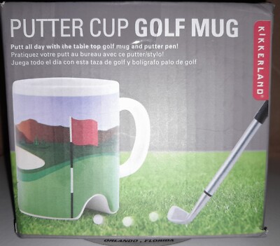 Putter Cup Golf Mug Kirkland. Fun, NIB | eBay