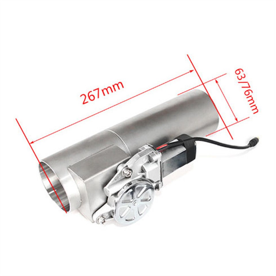 2.5'' Electric Exhaust I Pipe CutoutValve & Remote Control | eBay