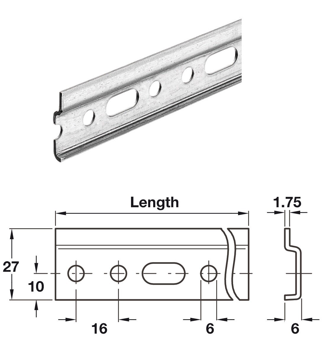 Wall Cabinet Hanging Rail