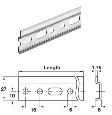 2 x Kitchen Cabinet Unit Hanging Rail Wall Mounting Bracket Hangers ...
