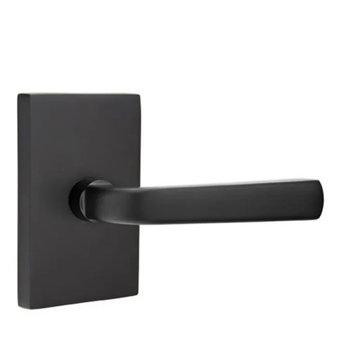 Emtek Assa Abloy Sion Lever Modern Rosette Flat Black 5112siolhus19 ...