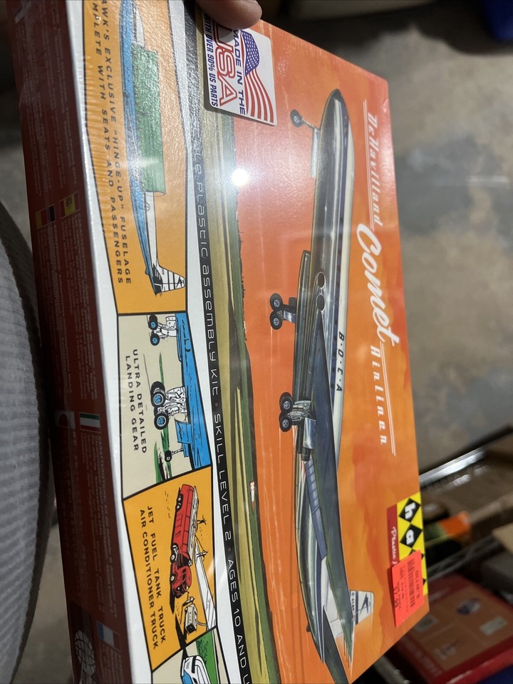 Hawk Models 1/144 Dehavilland Comet Airliner Plane Model Kit Box | eBay
