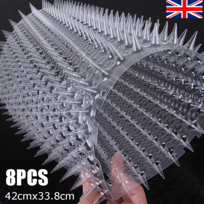 8pcs Cat Scat Mat Spike Anti-Dog Pest Deterrent Garden Repellent Animal ...