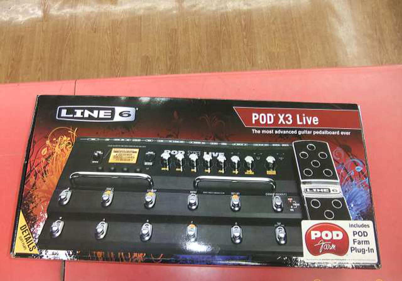 LINE 6 POD X3 LIVE Amp Simulator Multi Effector Guitar Pedal From Japan ...