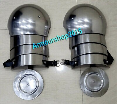 Armor Medieval Cosplay Larp Shoulder Pauldron Sugarloaf Burgonet ...