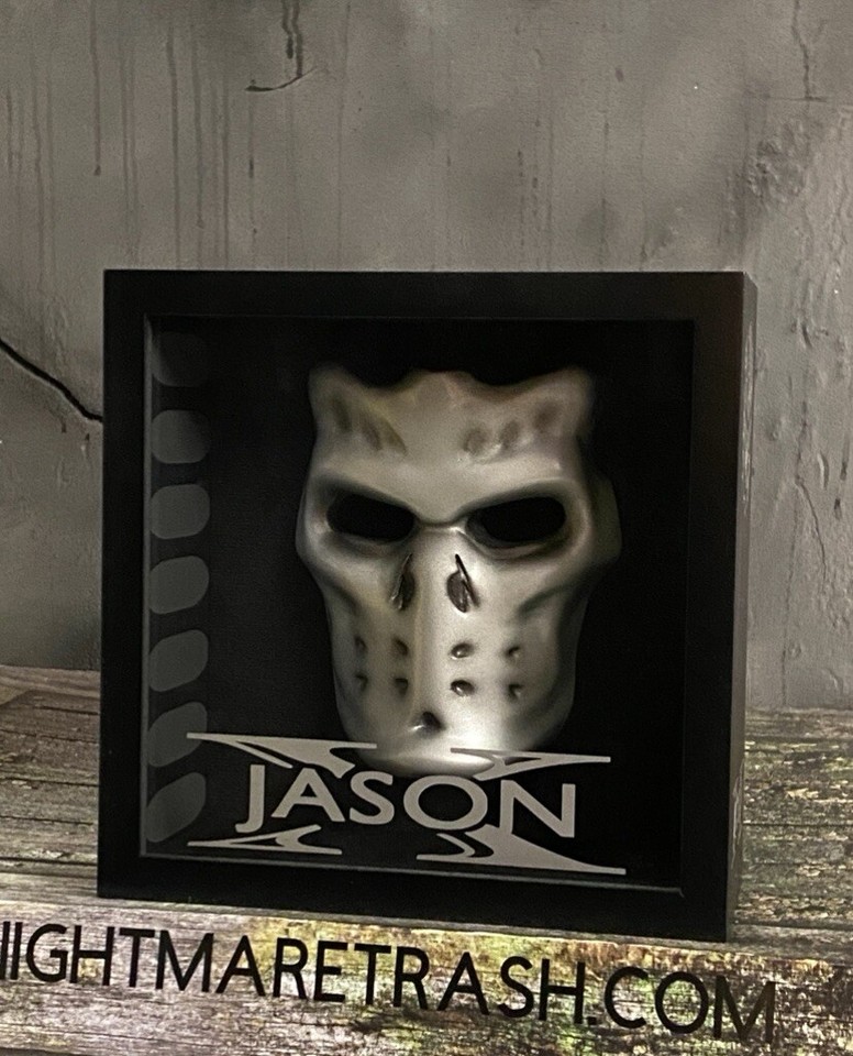 Jason X Mask Friday the 13th Display Case Custom Collectible Uber Jason ...