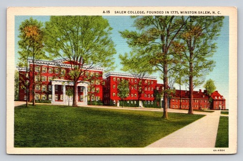 Linen Salem College Winston Salem North Carolina P644 | eBay