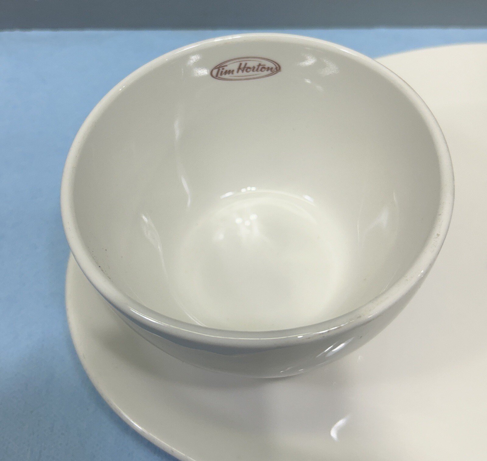 RARE Tim Hortons’ Soup & Sandwich Plate 2014 & Soup Bowl by Steelite | eBay