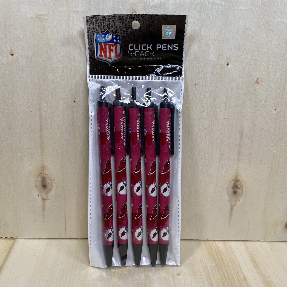 Pick your Team! NFL Football Team Logo Click Pens Multi-Pack with Team ...