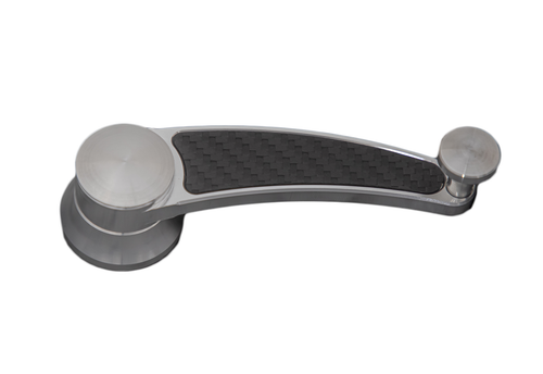 Billet Window Crank Handle Set; Splined GM & Ford 1949+; Carbon Fiber ...