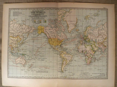 World Maps - Old World Map Framed