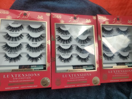 *3*Kiss Luxtensions Collection Lashes #Royal Silk, Classic, Wispy ...