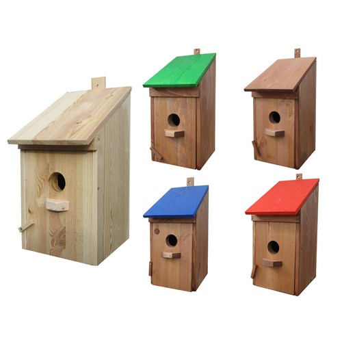 Extra Large Handmade Wooden Bird Nesting Boxes / 42cm High Box Hanging ...