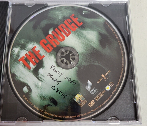 The Grudge DVD Movie No Art Work Discs Only in Cases Was a rental | eBay