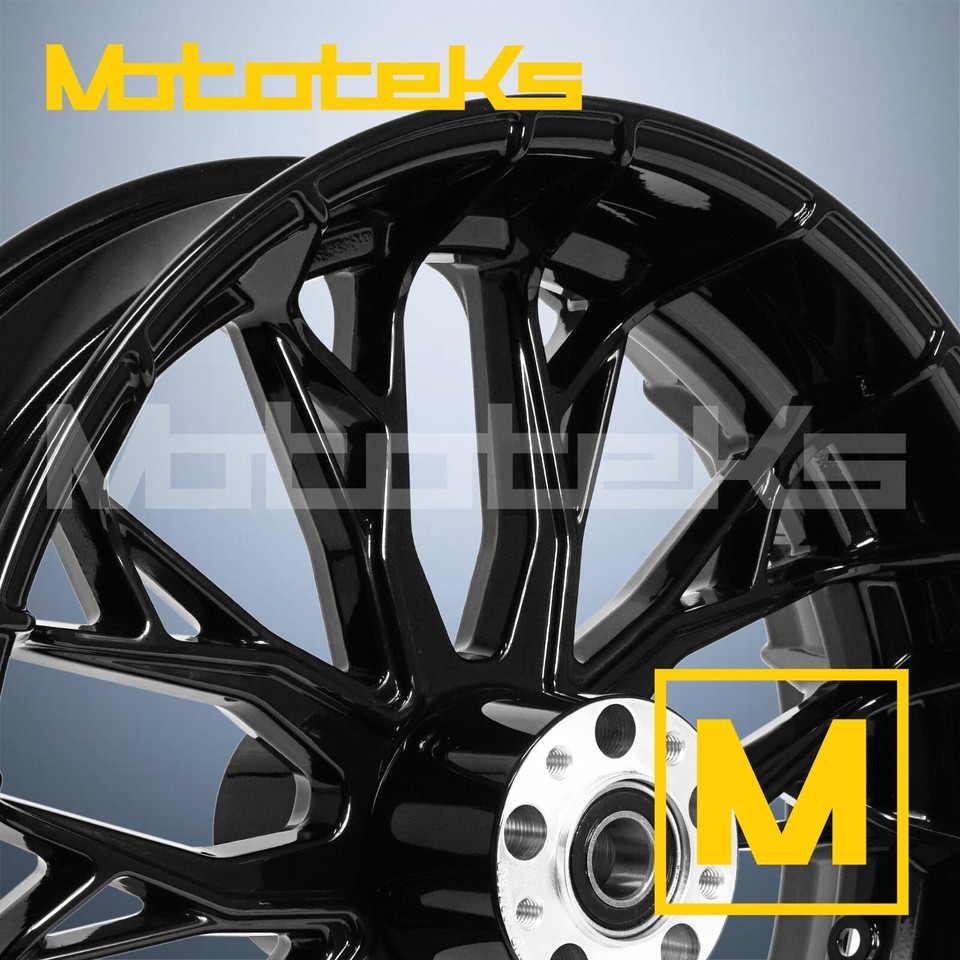 18" 18X5.5 RAIDER MAG WHEEL BLACK FOR HARLEY TOURING MODELS FRONT RIM ...
