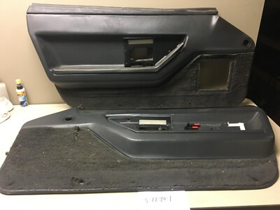 CORVETTE C4 LH&RH Front Door Trim Panel Card Fits 84-96 | eBay