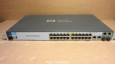 HP 2520-24 PoE J9138A Switch 24 Port 10/100 Managed L2 PoE + 2 x Combo ...