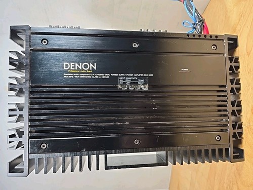 Denon Professional Audio 2/4 Channel DCA-3400 Class A Car Amplifier | eBay