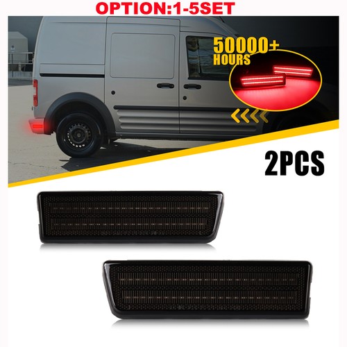 Smoke Lens Red Fender LED Side Marker Light For Ford Transit Connect ...