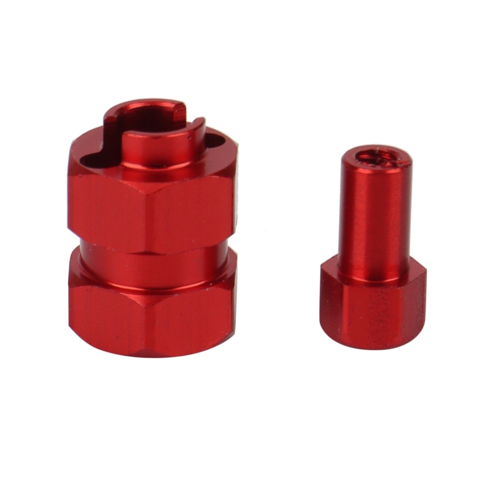 4Pcs Metal Extended 7MM Hex Wheel Hubs Combiner +4MM for SCX24 ...