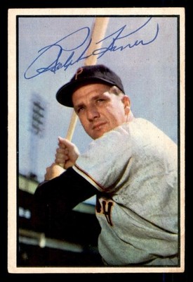 1953 Bowman Baseball #80 Ralph Kiner Signed Autograph (no COA) | eBay