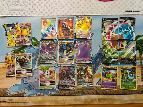 Pokemon Card Full Art Alt Art Fire Pikachu Ditto Lucario Shaymin | eBay