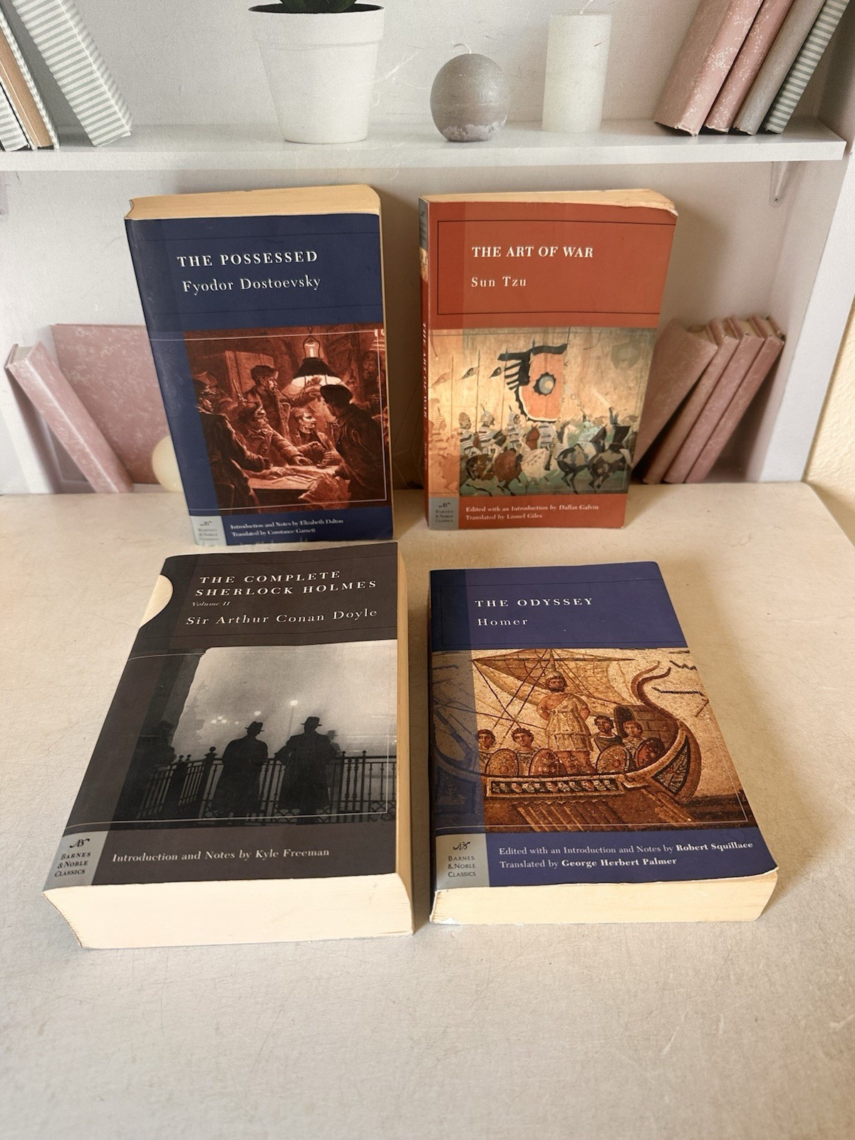 Lot of 4 Barnes & Noble Classics Literature HC Black Dust Jacket ...