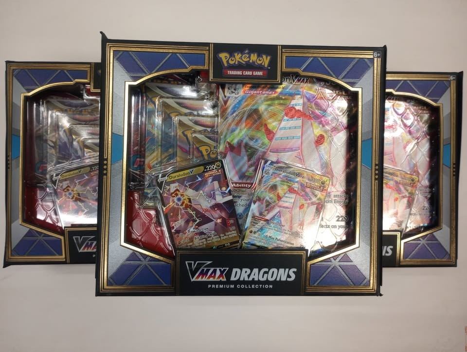 Pokemon - Sword & Shield - VMAX Dragons Premium Collection Box | eBay