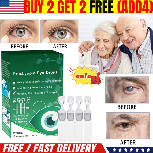 Presbyopia Vision Restore Eye Drops Relieve Fatigue Aningeresting Clean ...