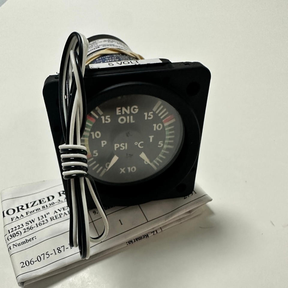 Helicopter Bell Jet Ranger Overhauled Dual Engine Instrument ...