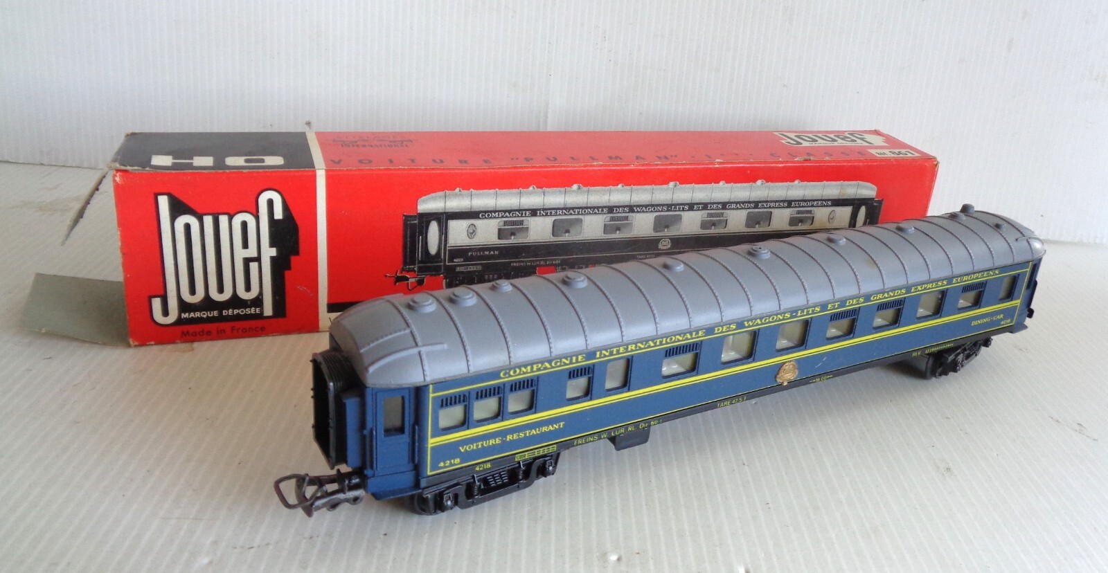 Jouef Restaurant Car 861 CIWL Ref 4218 Scale Ho Excellent Condition ...