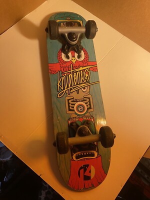 Minature Kryptonics skateboard, Deck tricks and wheels, Complete 22”x 6 ...