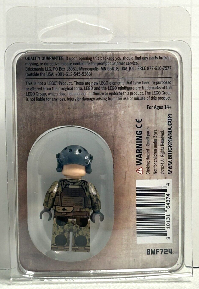 Brickmania Minifigure - Naval Special Warfare Combatant Craft Crewman ...