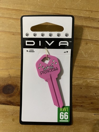 DIVA Pink Princess House Office Key Blank KW1 #66 | eBay