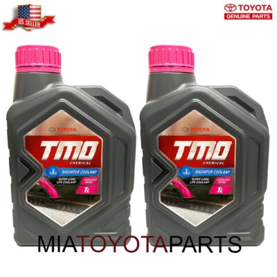 2 Pack Genuine Toyota Super Long Life Radiator Coolant 50/50 08889 ...
